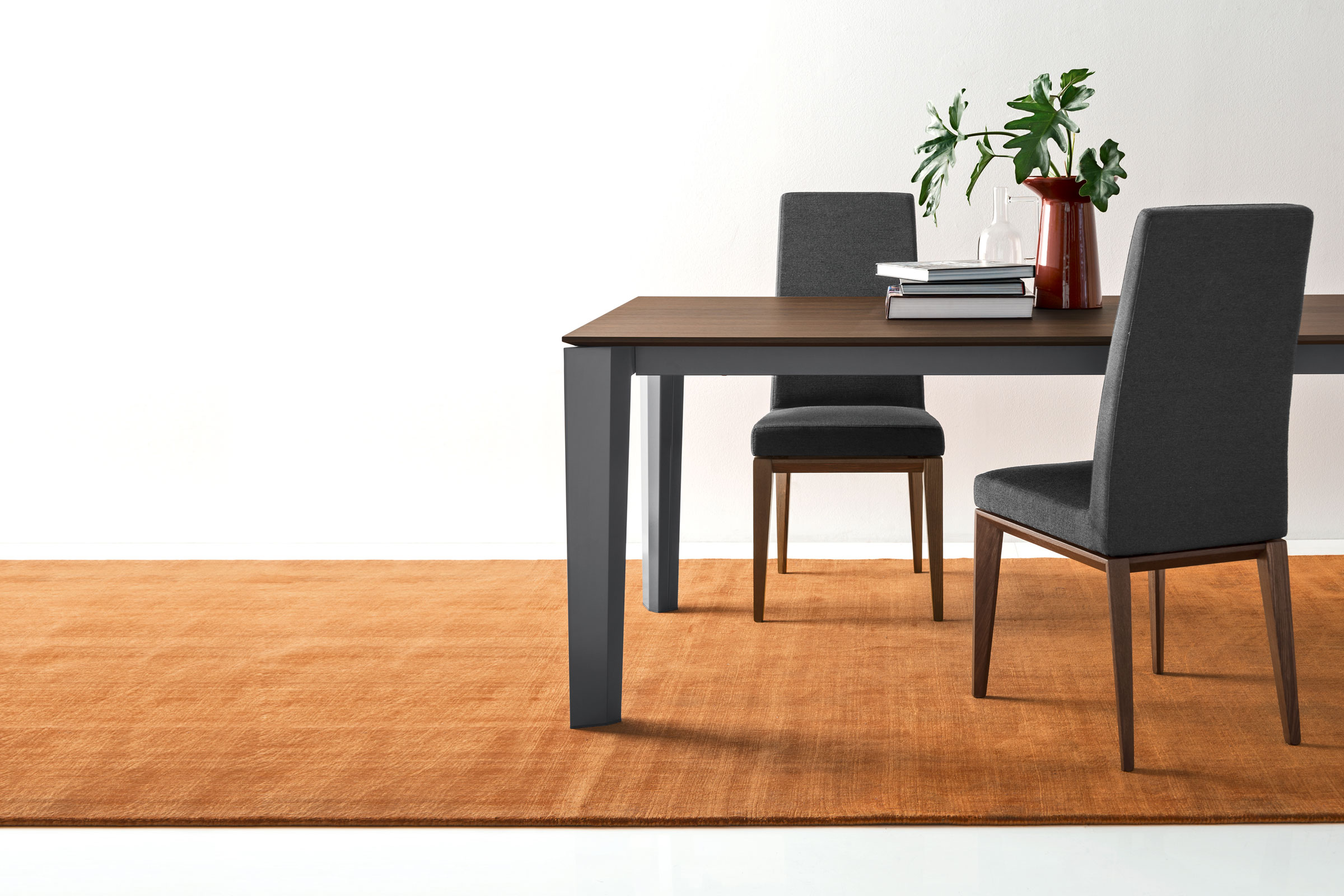 Calligaris delta Modern Extendable Table Large • Seats 8-10 Telescopic ...