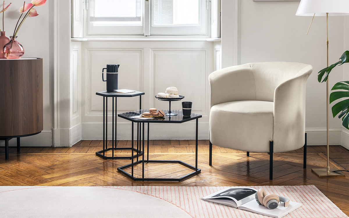 Calligaris rendez-vous Retro-Style Lounge Chair Fabric • Leather CS3418 ...