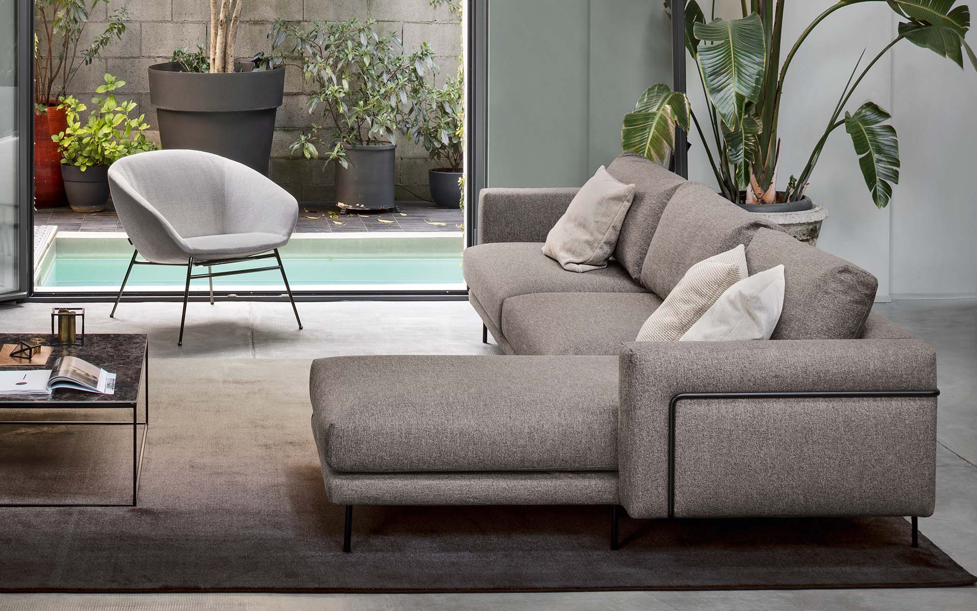 Calligaris rod Classic-Design Sofa Fabric • Leather CS3430 | Calligaris ...