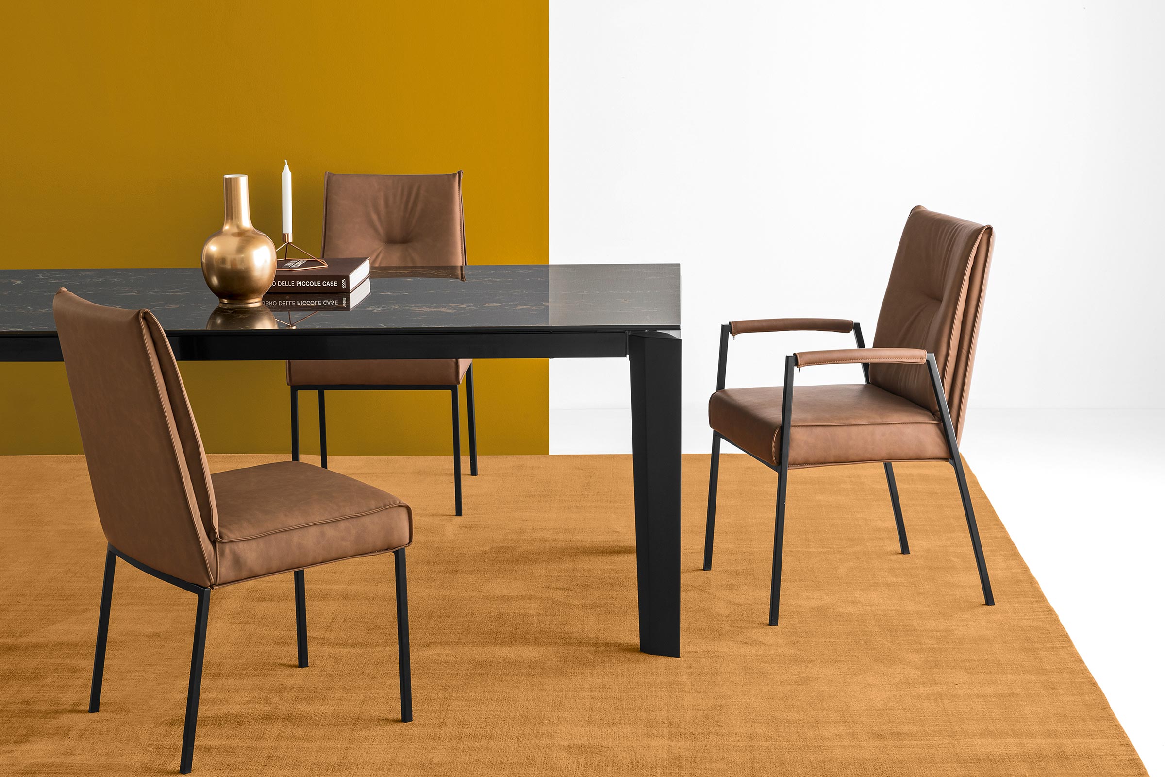 Calligaris delta Modern Extendable Table Medium • Seats 6-8 Telescopic ...