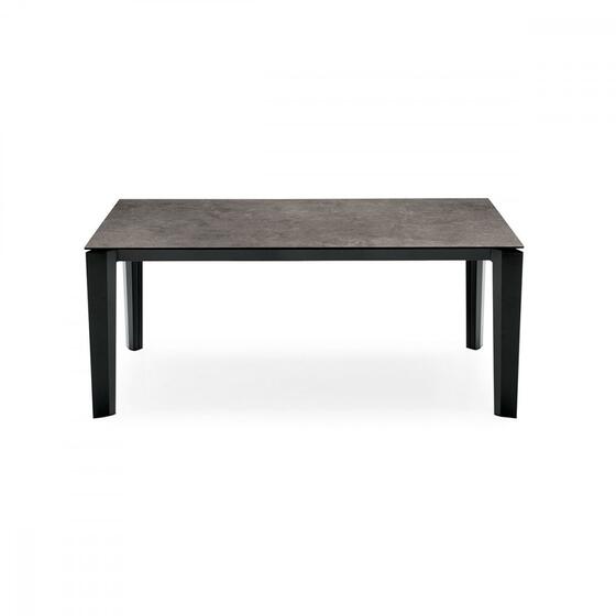 Calligaris delta Table with extendable rectangular top and metal legs ...