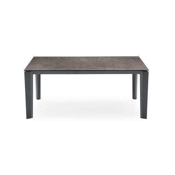 Calligaris delta Table with extendable rectangular top and metal legs ...