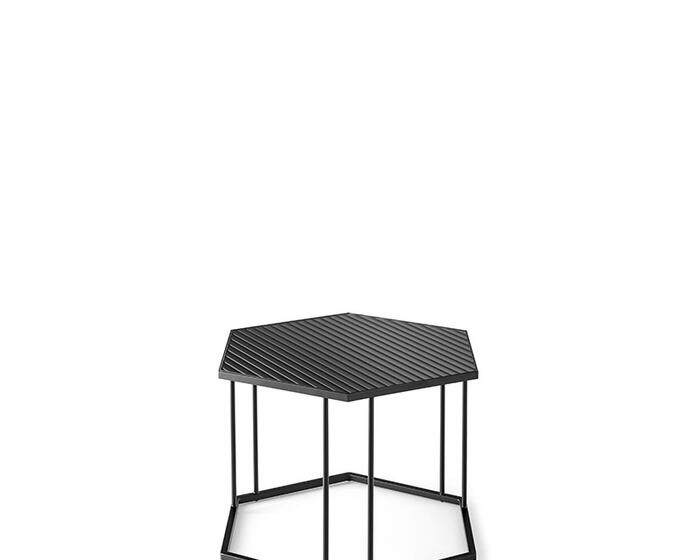 Renee: Hexagonal coffee table with metal frame | Calligaris Toronto Store