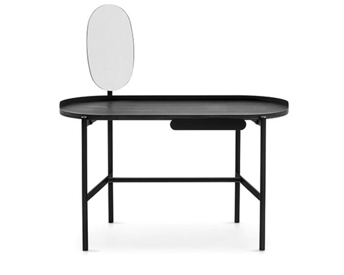 Madame: Design desk with elliptical top and mirror | Calligaris Toronto ...